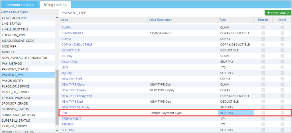 Customize Payment and Payer Types – PracticeSuite – Help