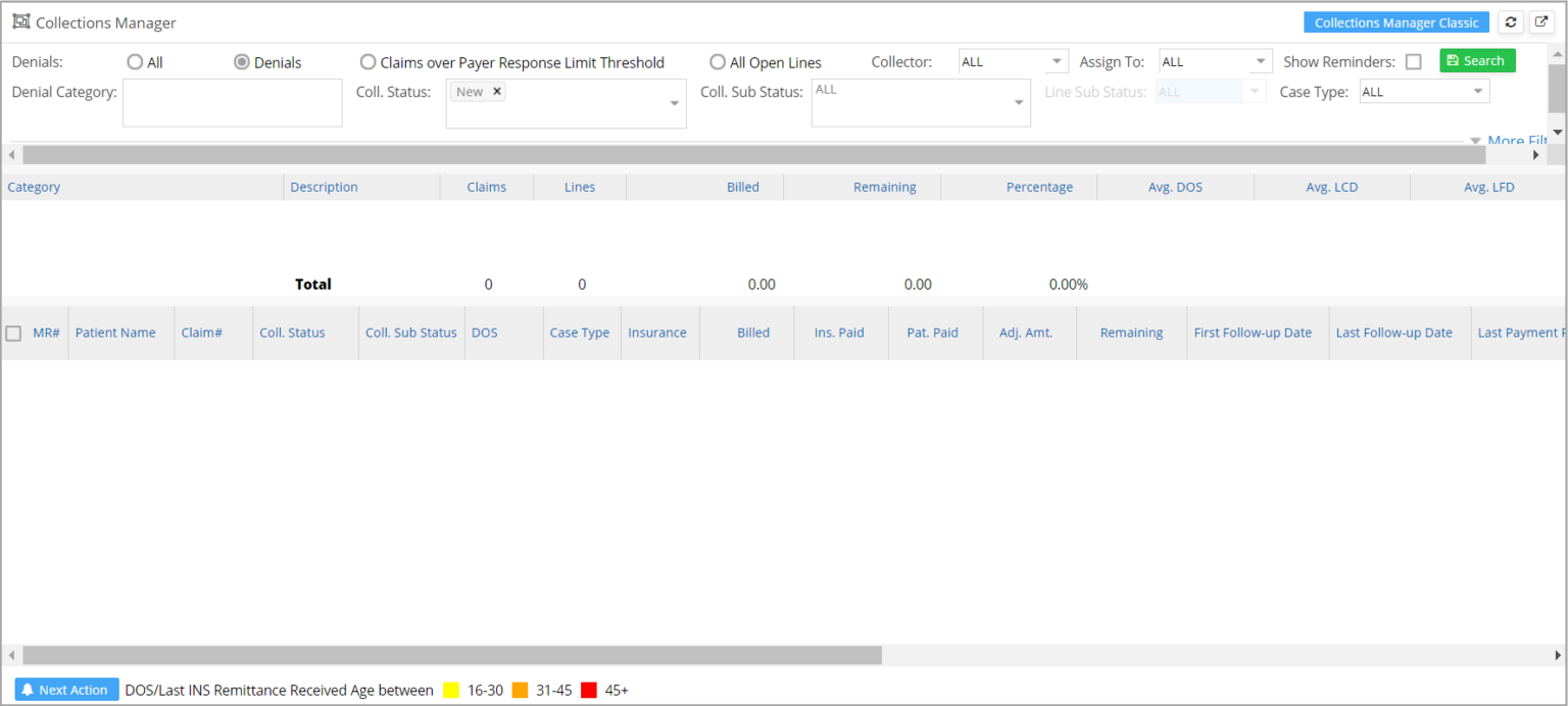 Collection Manager – PracticeSuite – Help