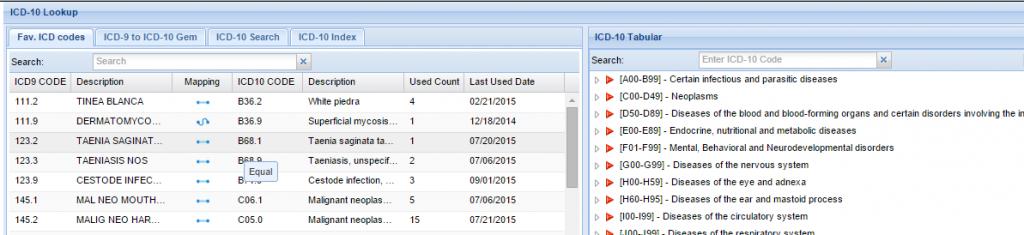 CHange ICD 10 look up – PracticeSuite – Help