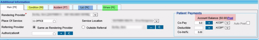 Enter Charges | PracticeSuite - Help