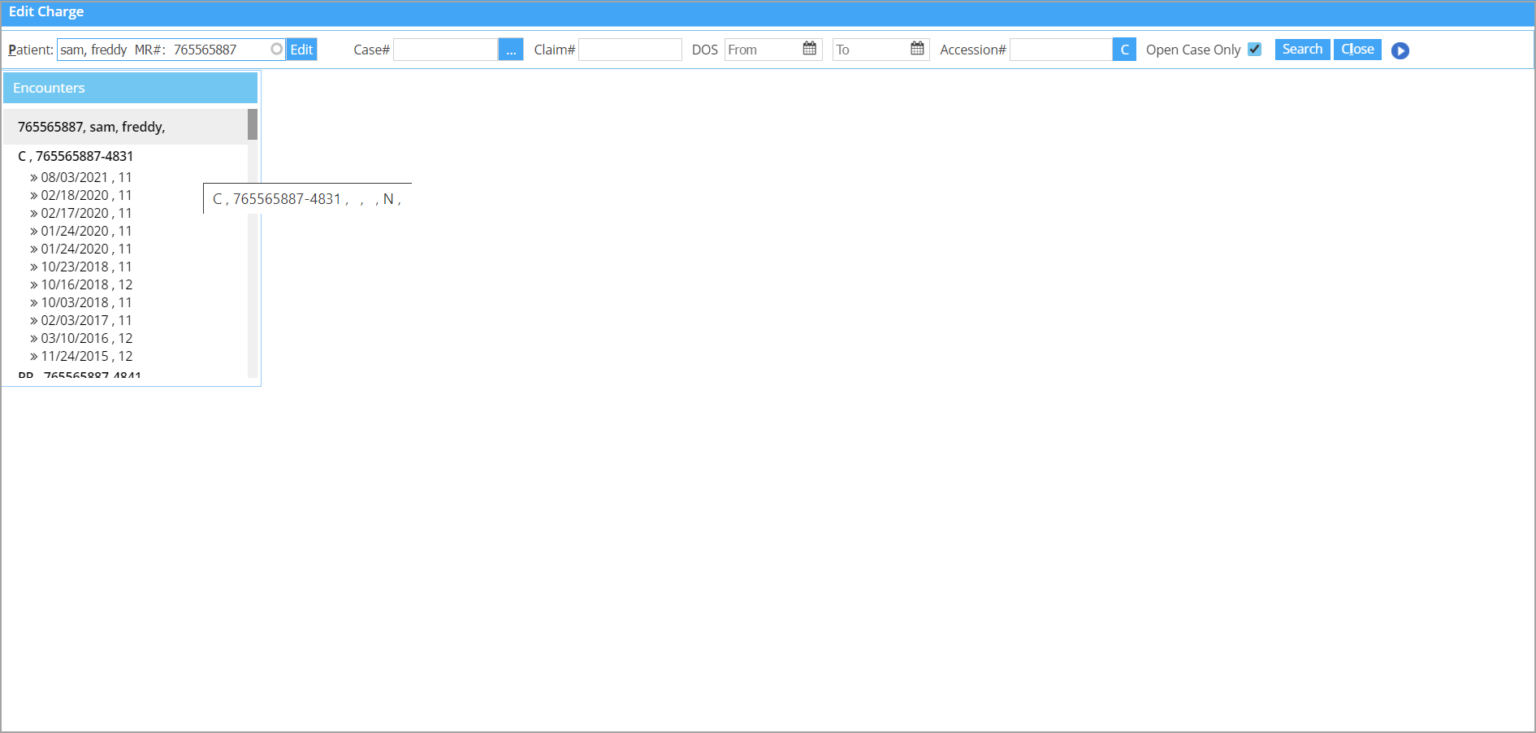 Edit Charges (Charge Master) – PracticeSuite – Help