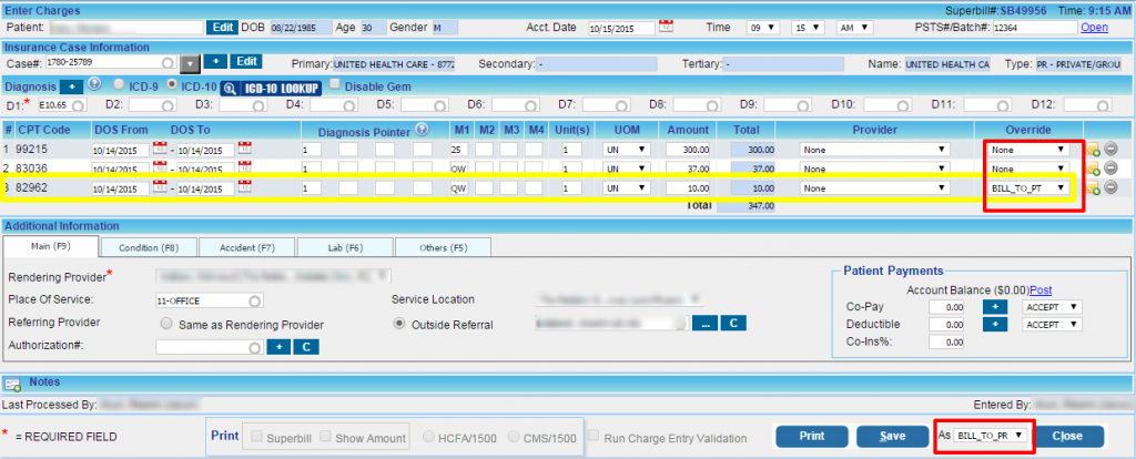 Override The Line Status Practicesuite Help