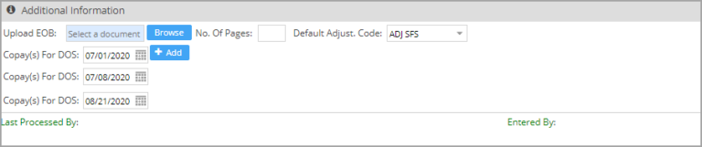 Payment Entry | PracticeSuite - Help