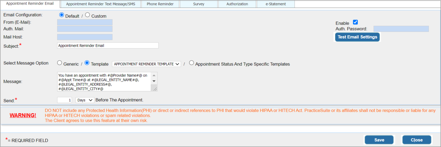 e-Statement – PracticeSuite – Help