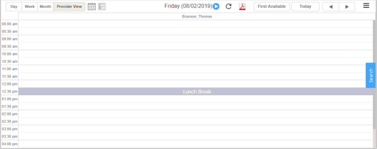 Setup Lunch Time | PracticeSuite - Help