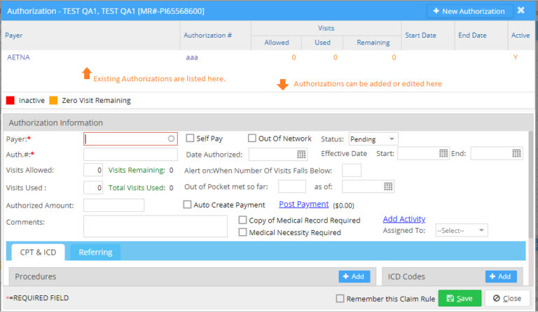 Patient Authorization – PracticeSuite – Help
