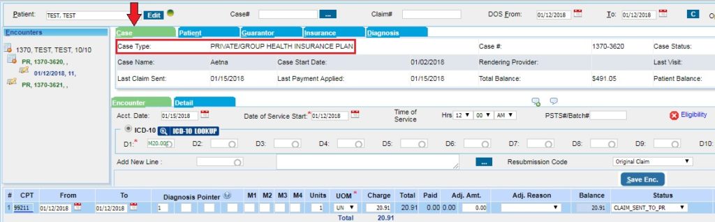 Case – PracticeSuite – Help