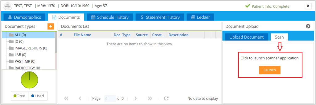 Scan-Docu | PracticeSuite - Help