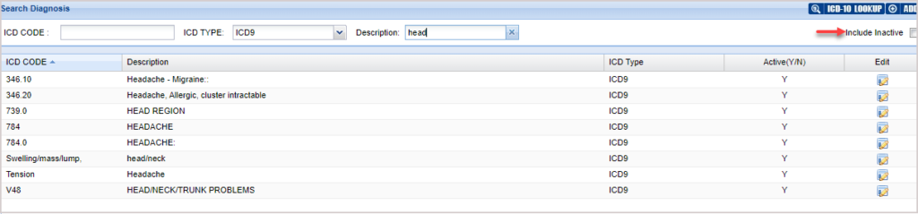 Favorite Diagnosis codes – PracticeSuite – Help