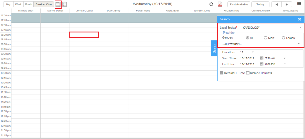 appointment-scheduler-screen-existing-patient – PracticeSuite – Help