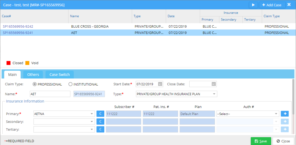 editcase – PracticeSuite – Help