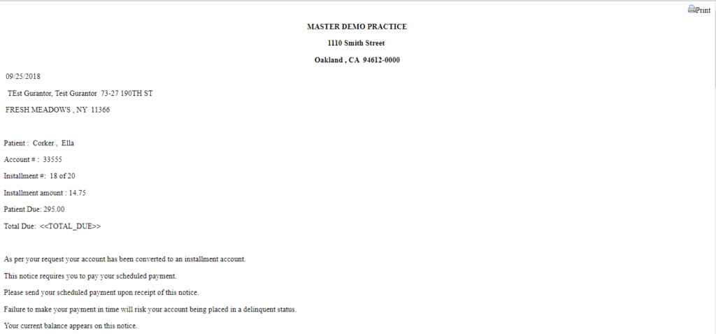 inst-letter | PracticeSuite - Help