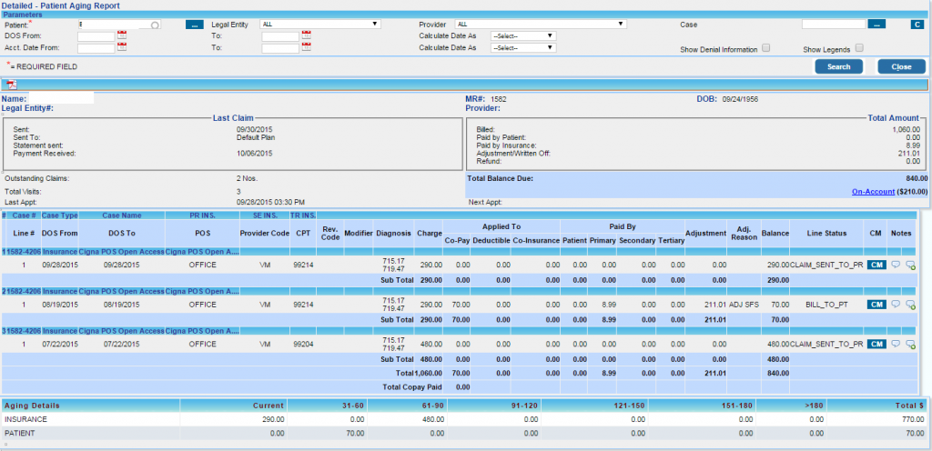 ledger – PracticeSuite – Help