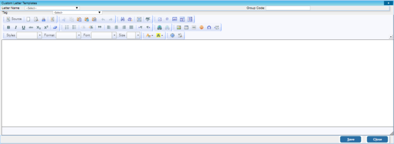Setup Custom Letters – PracticeSuite – Help