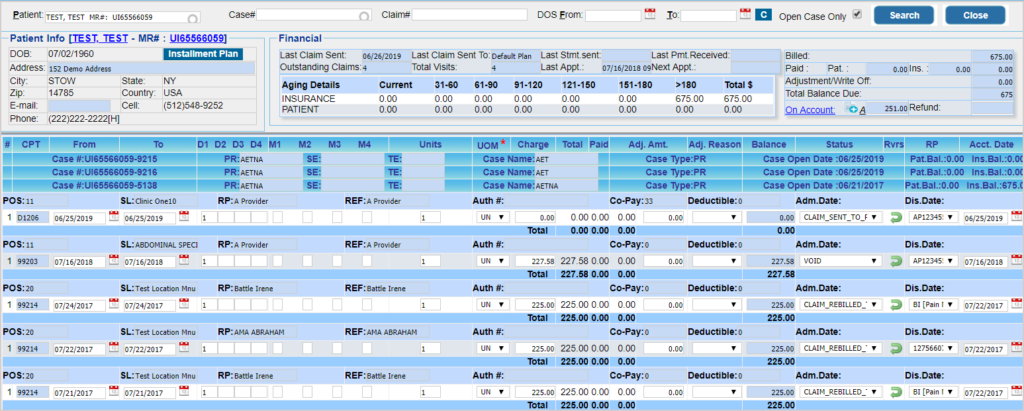 patAccountWithSearch | PracticeSuite - Help