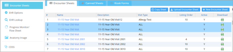 How to Create An Encounter Sheet Template? – PracticeSuite – Help