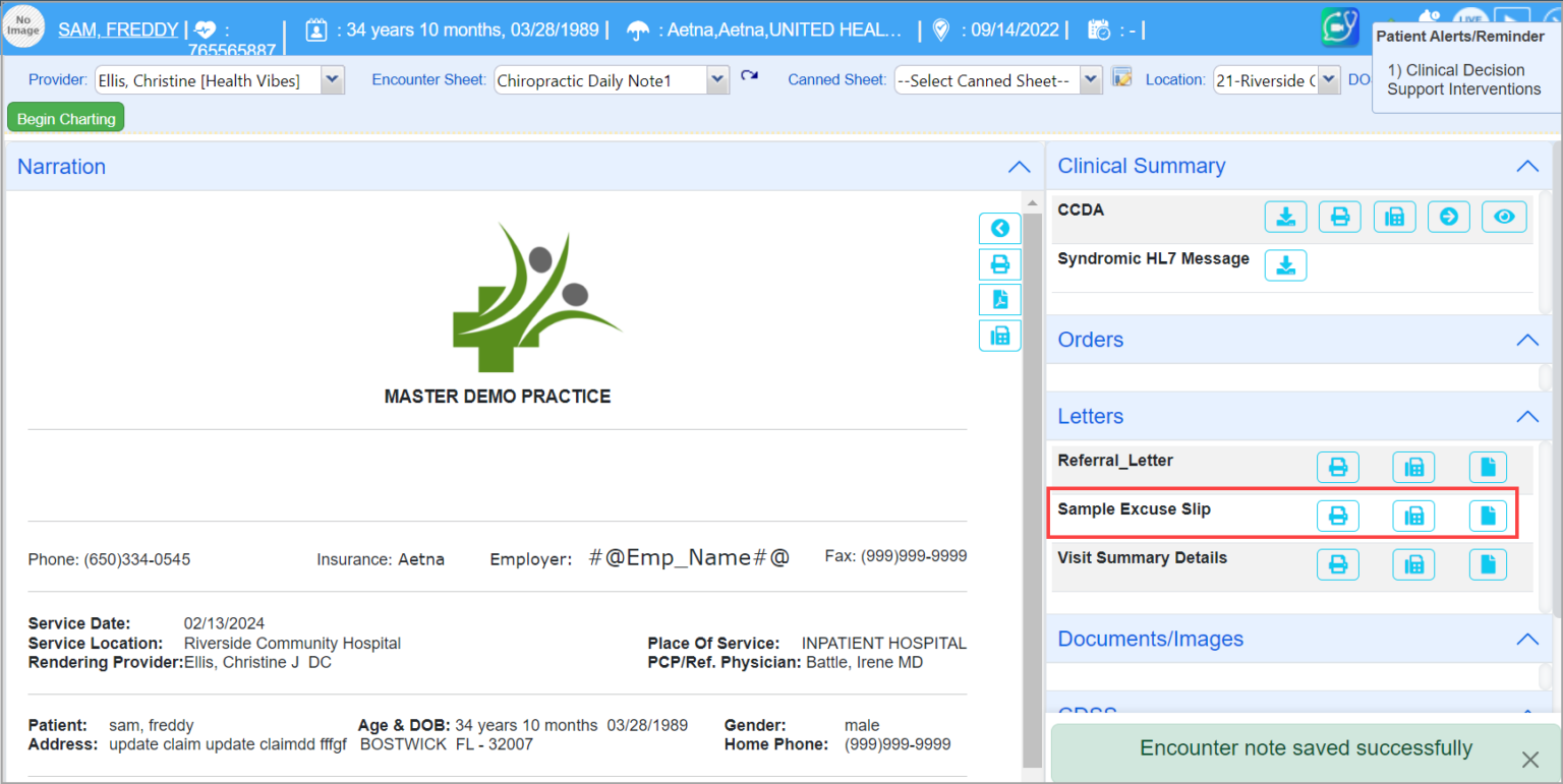 How to Add a Letter To a Chart? – PracticeSuite – Help