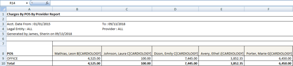 sample excel-2 – PracticeSuite – Help
