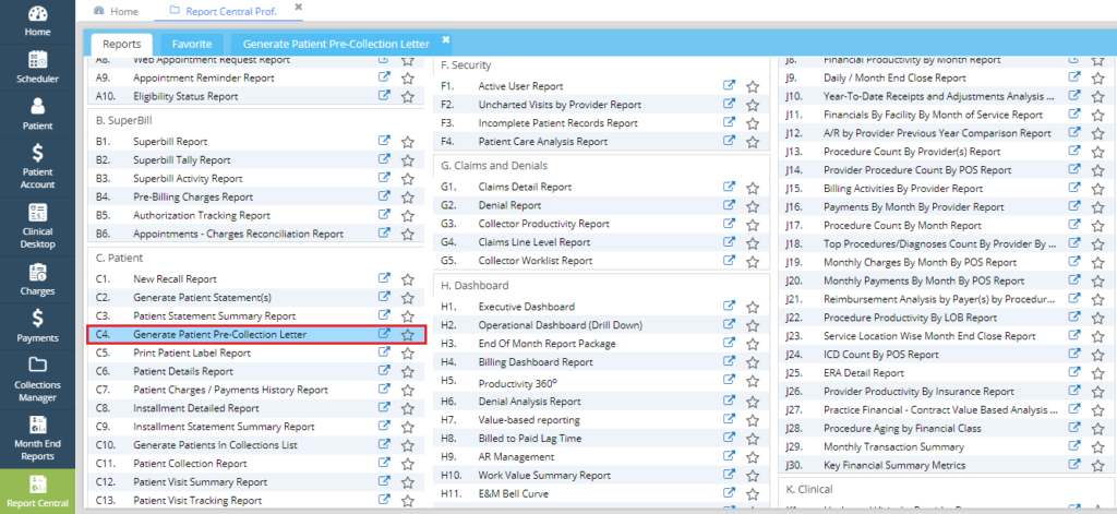 What is the workflow for patient statements and patient collections? | PracticeSuite - Help