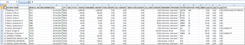H10. Work Value Summary Report – PracticeSuite – Help