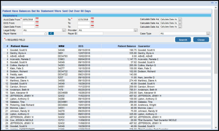 PatientStatement | PracticeSuite - Help