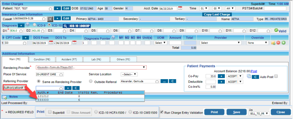 All About Authorization Screen – PracticeSuite – Help