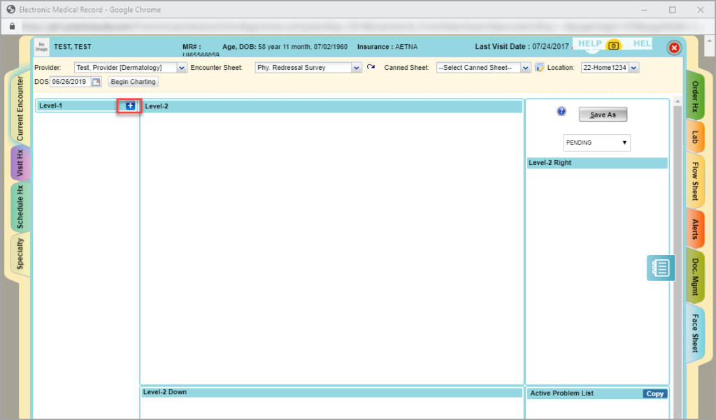 ORM Redressal Survey Questionnaire Configuration – PracticeSuite – Help