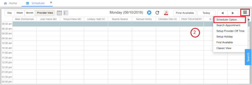 scheduleStatusScreen11 | PracticeSuite - Help