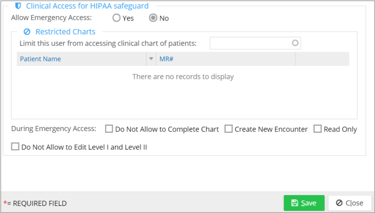 clinicalAccess – PracticeSuite – Help