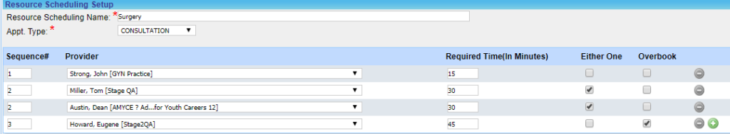 Resource Scheduling / First Available – PracticeSuite – Help