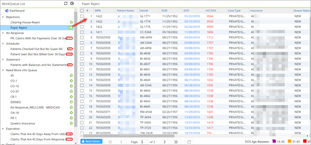 Work Queue | PracticeSuite - Help