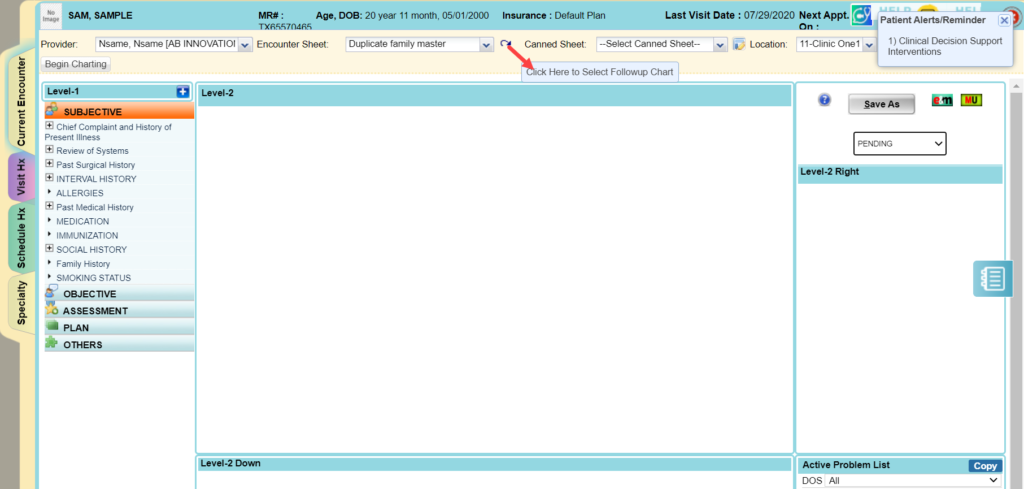 followupNote – PracticeSuite – Help