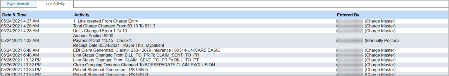 Manual Posting Screen – PracticeSuite – Help