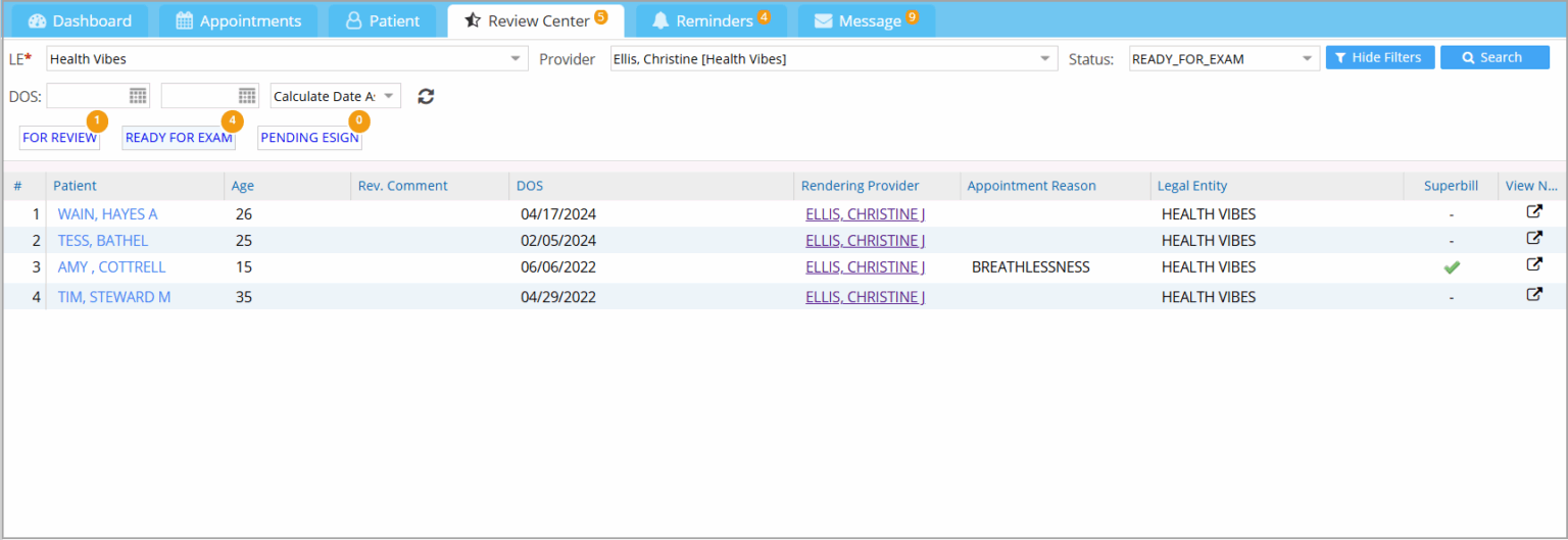Clinical Desktop – PracticeSuite – Help