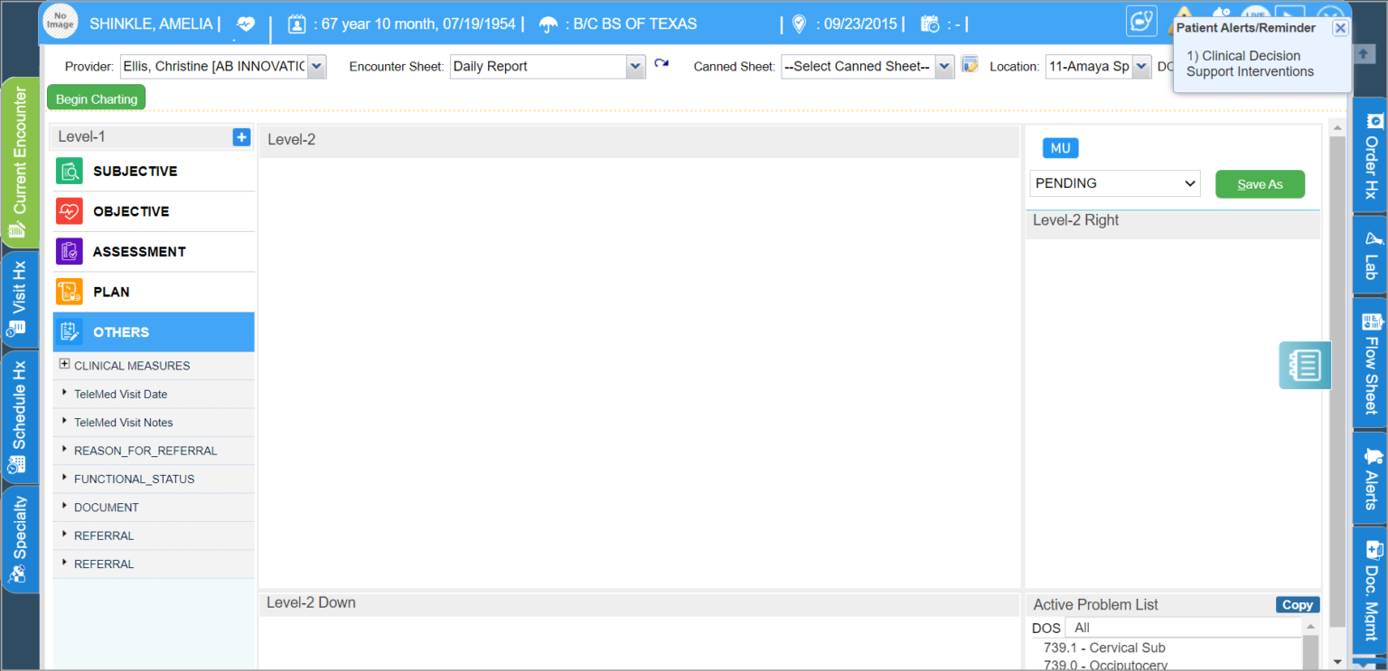 How to Initiate Charting – PracticeSuite – Help