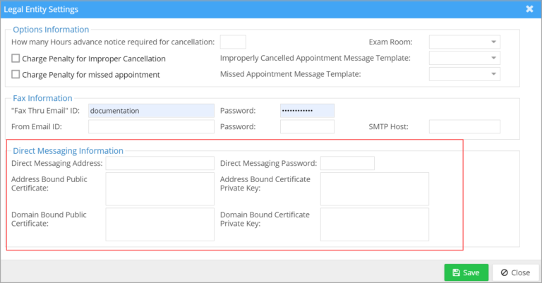 DMSetup | PracticeSuite - Help