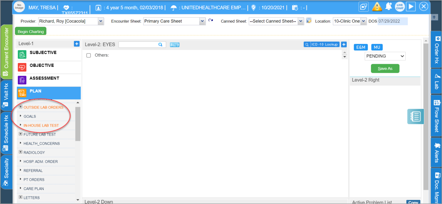 LabClinicalWF – PracticeSuite – Help