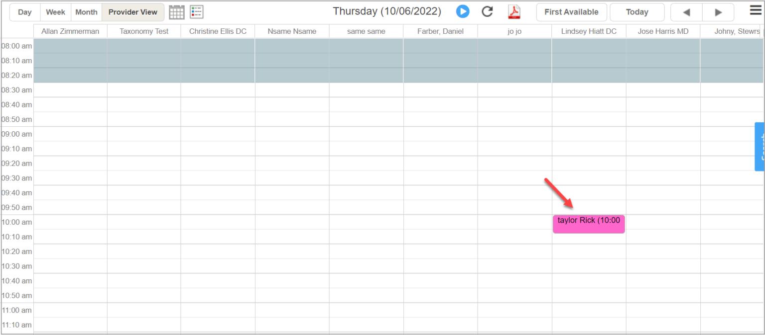 Typical Workflow for Front Office Staff – PracticeSuite – Help