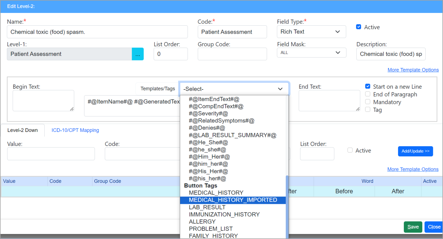 Copy From History – PracticeSuite – Help